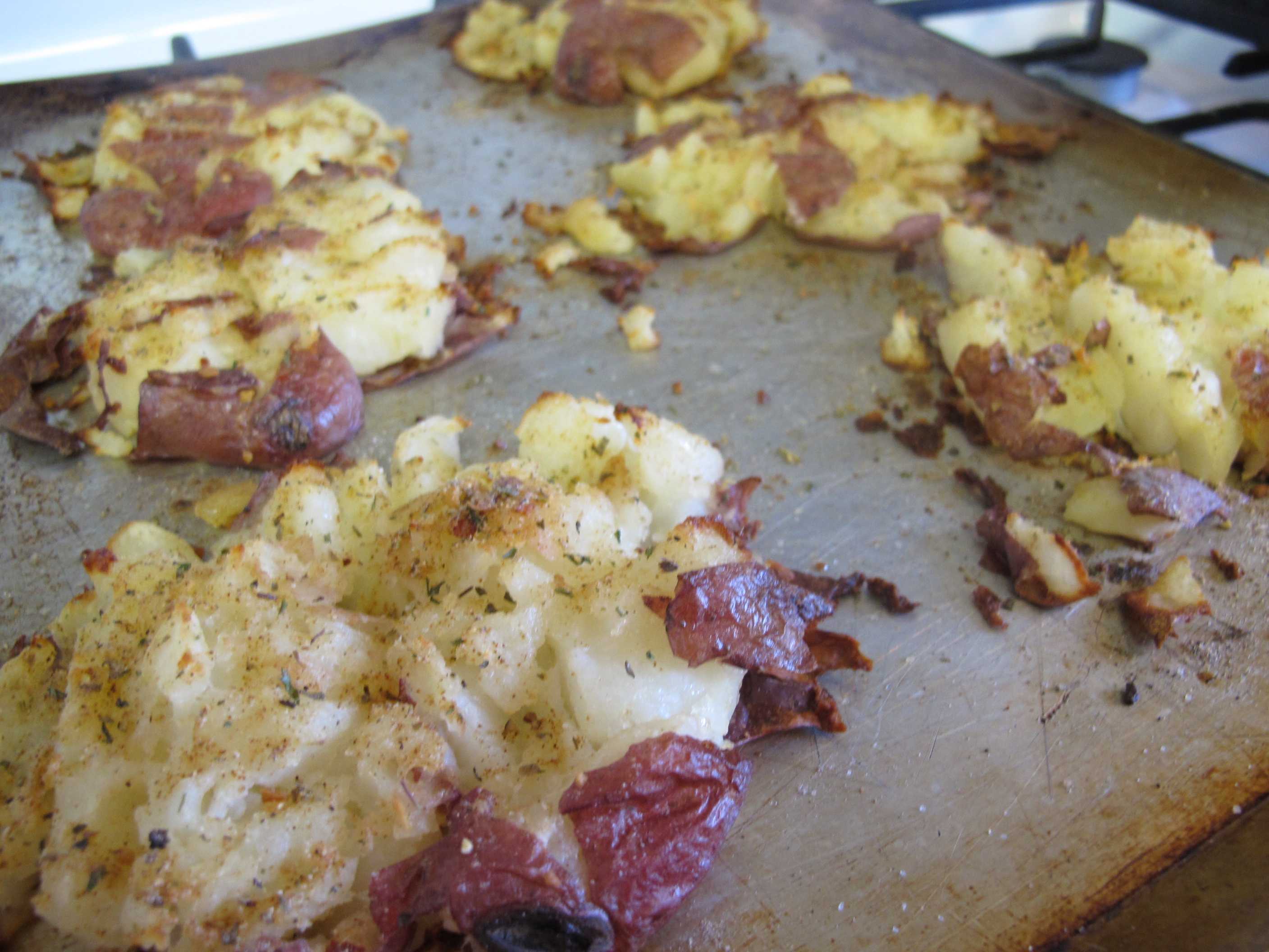 Cracked Potatoes | No Meals on Wheels