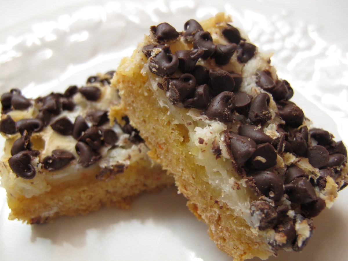 Chocolate Chip Gooey Bars | No Meals on Wheels